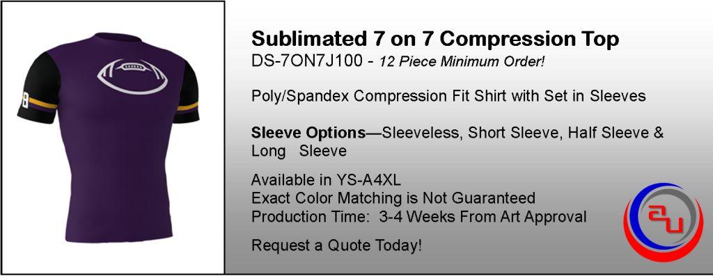 Sublimated 7 on 7 Uniforms| Custom Sublimated 7 on 7 Uniforms