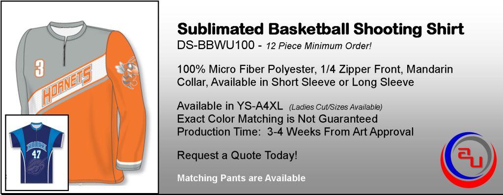 Sublimated Basketball Jerseys and Sublimated Basketball Uniforms